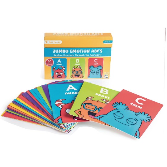 Buy Jumbo ABC Cards for Building Emotional Vocabulary - Beyond Mad, Sad ...