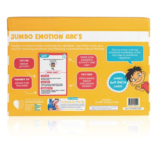 Buy Jumbo ABC Cards for Building Emotional Vocabulary - Beyond Mad, Sad ...