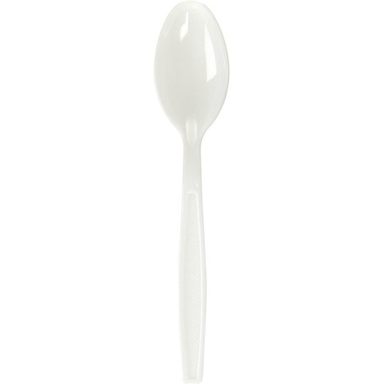 Buy Heavy Weight Plastic Teaspoons (Pack of 100) at S&S Worldwide