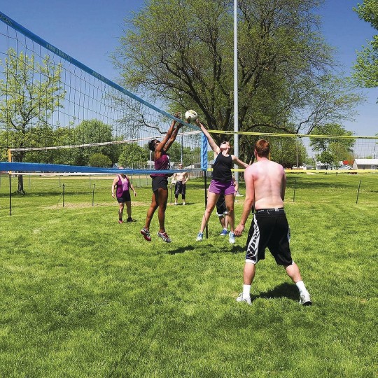 Buy Tri-Ball™ Pro 3-Way Outdoor Volleyball System at S&S Worldwide