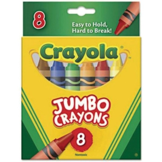 Buy Crayola Jumbo Crayons (Pack of 8) at S&S Worldwide