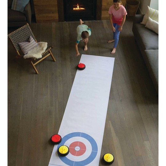 Buy HearthSong Curling Zone Floor Curling Game at S&S Worldwide