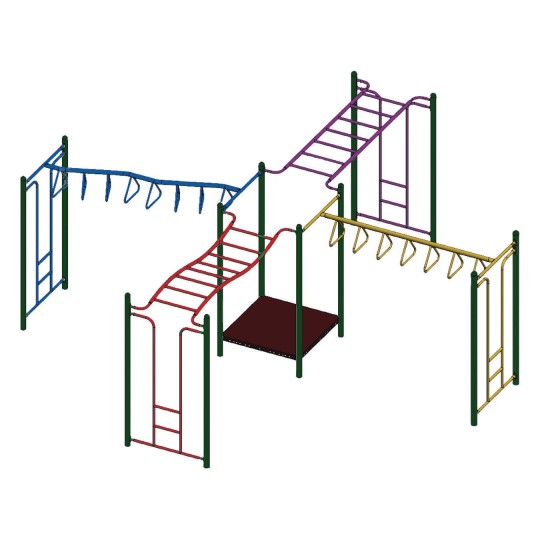 Buy Sportsplay Jungle Junction Monkey Bars at S&S Worldwide